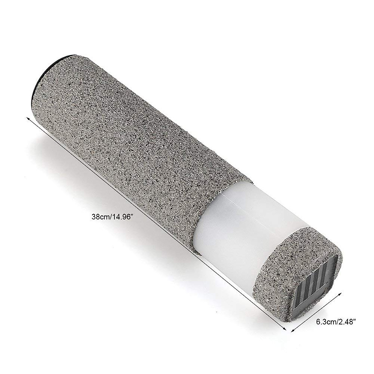 Yosoo Waterproof Solar Power Stone Pillar LED Lights Garden Lawn Courtyard Lamp