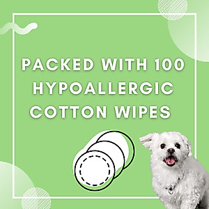 Dog Ear Cleaner Wipes + Nose Balm for Dogs | Bulldog, French Bulldog, Pug, English Bulldog, Cleans & Soothes Ears, Wrinkles, Folds, Tear Stain, Infection Treatment Cleaning + Snout Soother by Barkos