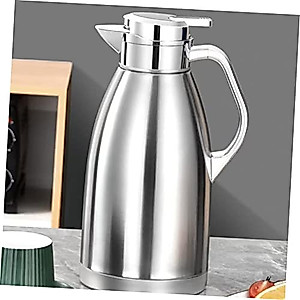 HANABASS Mini Water Kettle Portable hot Water Kettle Camping Kettle Water Bottles for Daily use Drink Kettle Water Bottle for hot Drinks Double Layer Handle Carafe Thermal jug Office