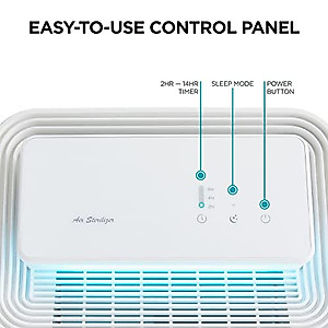 Ivation Air Sterilizer | Compact Portable Air Sterilizer for Home & Office | Built-In Timer, Sleep Function good For Use Around Children, Seniors, & Pets