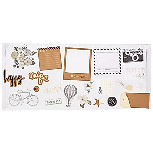 American Crafts Heidi Swapp Magnolia Lane Embellishment 54 Piece Ephemera