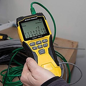 Klein Tools VDV501-851 Cable Tester Kit & VDV500-123 Cable Tracer Probe-Pro Tracing Probe with Replaceable Non-Metallic, Conductive Tip and a Light for Use in Dark Spaces
