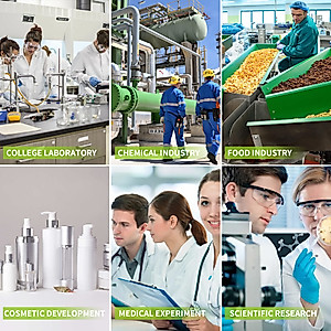 Magnetic Stirrer Hot Plate 300℃ 5000ml LCD Digital Hot Plate Stirrer 5.9×5.9 Inch Magnetic Stir Plate with Timer 100-1600RPM 110V Magnetic Hotplate Stirrer Mixer,Temp Probe Sensor Included