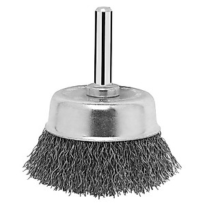 Bosch 2609256515 6 mm Diameter 50 mm Wire Cup Brush Crimped Wire Shank