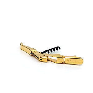 Pulltap's Genuine Slider 900 Corkscrew Wine Key Bottle Opener (Oro - Gold 24K Full Gold)