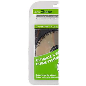 Allsop CD Laser-Lens Cleaner & CD and DVD FastWipes, lint-Free Wipes for Cleaning DVD, CD, PS1, PS2, Xbox & Xbox 360 Discs