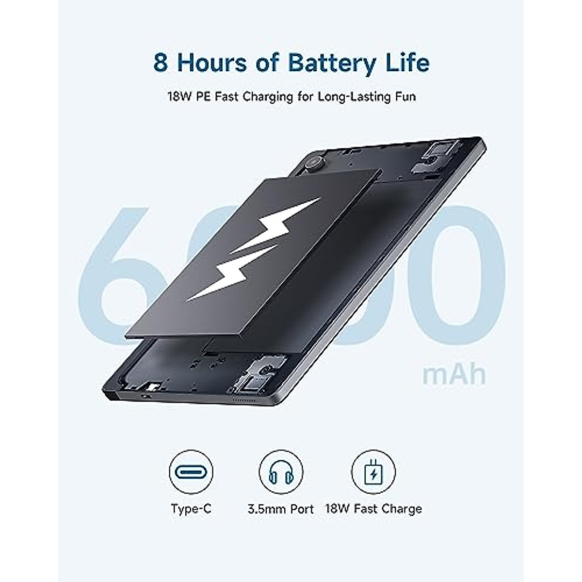 ALLDOCUBE 2K Android Tablet FHD 10.36 Inch Tablet PC 8GB RAM 256GB ROM and 2TB Expand Octa Core Helio G99 Processor Gaming Tablets Bluetooth 5.2 iPlay 50 Pro Max