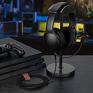 Geekria Boom Mic Headphones Cable Compatible with Skullcandy Hesh Evo, Crusher Evo, Venue Headsets, 3.5mm Jack Nylon Braided Replacement Cord with Boom Microphone for Gaming & Meeting (5.6 ft)