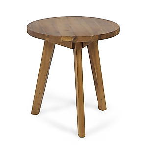 Safavieh Outdoor Rocking Chair and Christopher Knight Home Acacia Wood Side Table