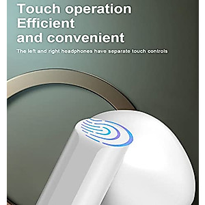 Nizumei Wireless Earbuds Bluetooth Headphones Earphone with Charging Case, Stereo in-Ear Headphones with Microphone, Headsets for Phone iPhone Android Sport Work Running