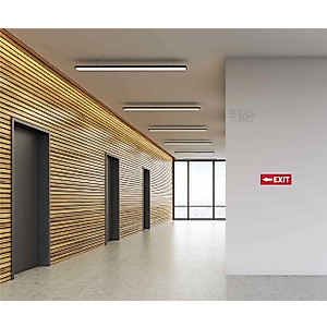 SHOP A THING – Exit Sign Sticker - Vinyl Red Exit Sign Decal for Hotels, Restaurants, Petrol Pump, and Emergency Way – Waterproof Sticker for Indoor and Outdoor Use – Decal Pack of 2 - SAT -17