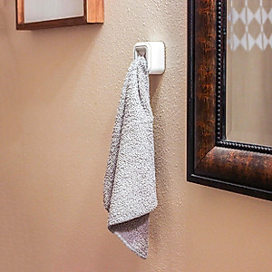 7Penn Bathroom Hand Towel Holder Clip - 3pk Kitchen Towel Push Holder Adhesive Rag Hanger Towel Pinch Holder