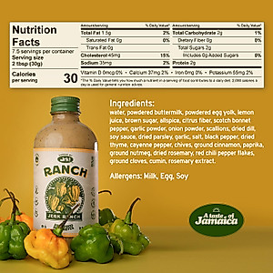 Sauces by Jrk! - Jerk Ranch Pack, Gluten-Free Jamaican Ranch Fusion, Creamy Classic Ranch with Jerk Sauce Kick - 16 oz Each, 2 Pack