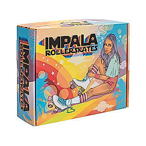 Impala Rollerskates Girl's Impala Quad Skate (Big Kid/Adult) Holographic 10 (US Men's 8, Women's 10) M