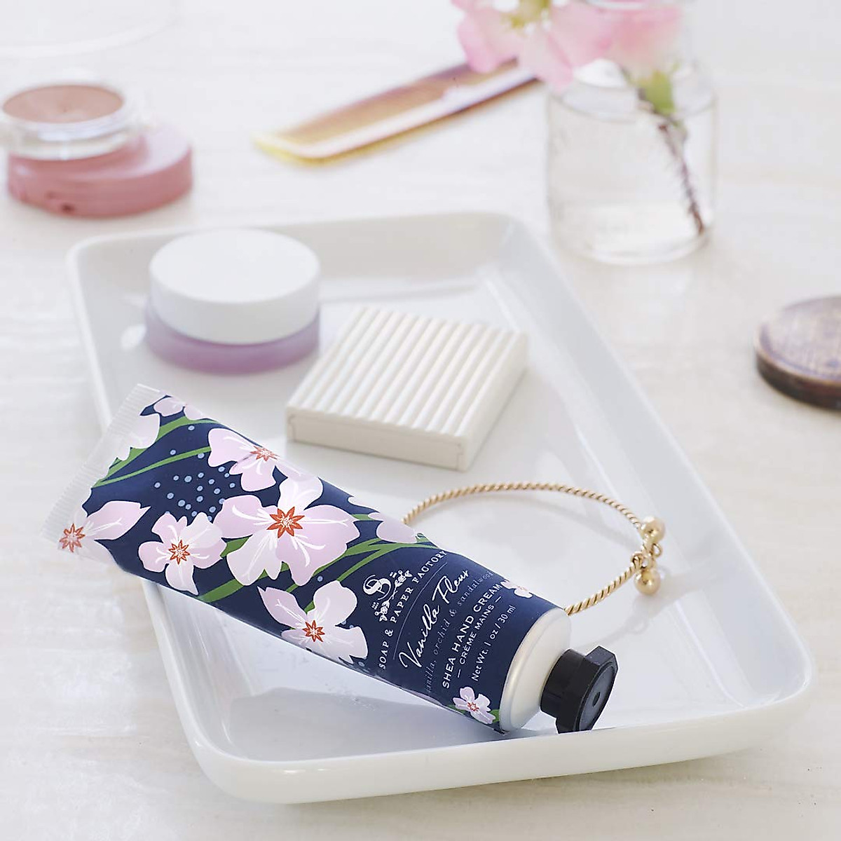 Soap & Paper Factory Vanilla Fleur Hand Cream, 1 oz