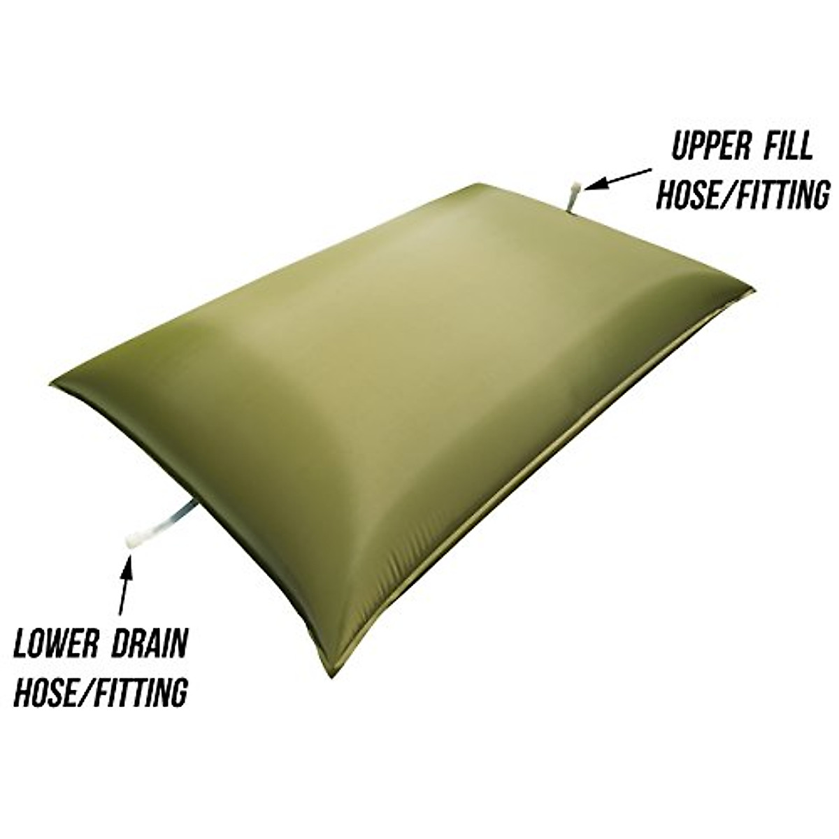 Water Storage Tank - Bladder - Bag - AQUATANK2 Stores Water For Your Emergency Water Supply - It Is a Light-Weight and Portable Water Container, Food-Grade Material, no BPAs (60 Gallon)