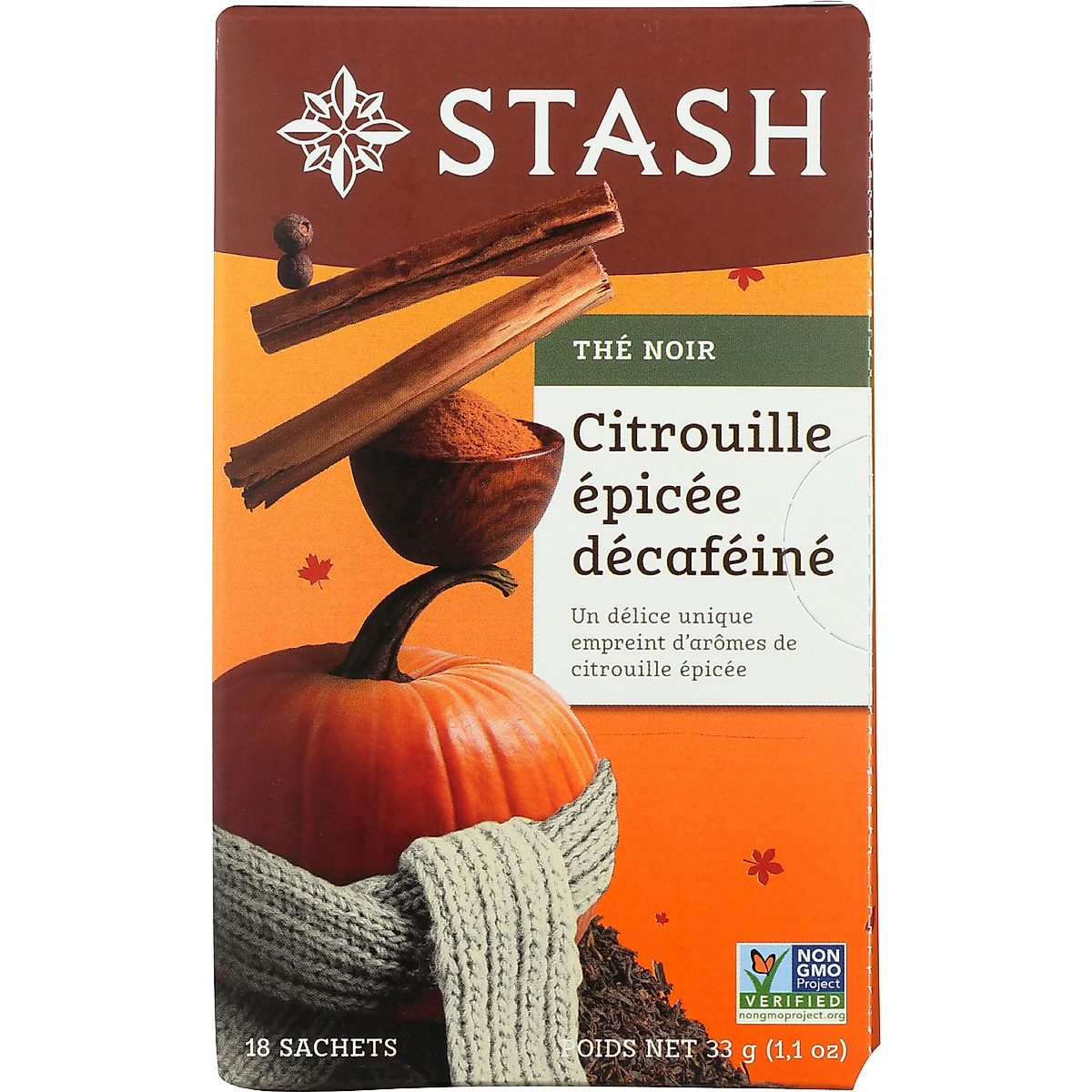 Decaffeinated Tea-Pumpkin Spice - 18 - Bag