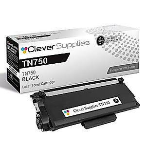 CS Compatible Toner Cartridge Replacement for Brother TN750 TN720 TN-750 TN-720 Black