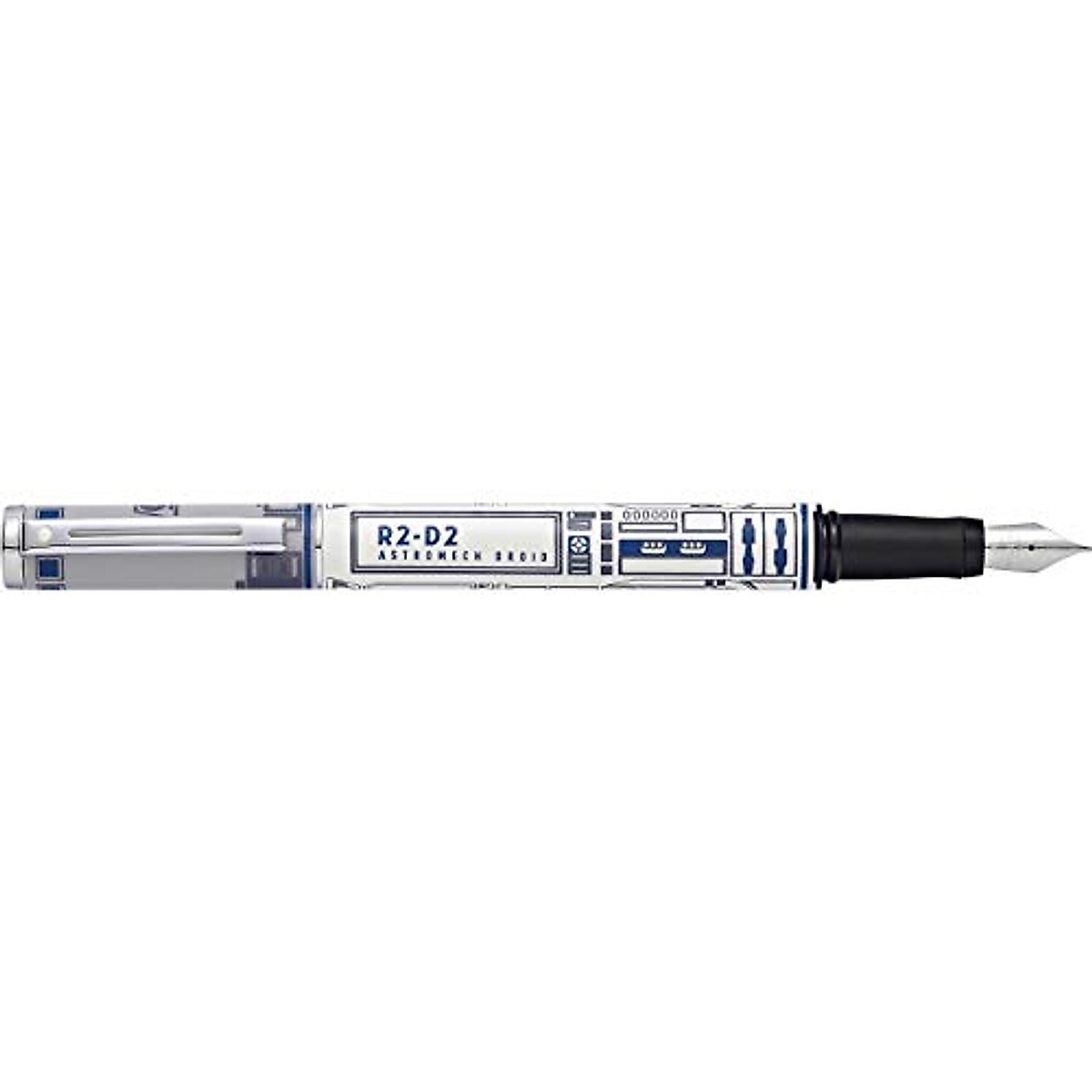 Sheaffer Pop Star Wars R2-D2 Fountain Pen with Chrome Trim and Medium Nib