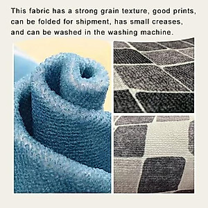 Round Area Rugs,Disco Super Soft Retro Non-Slip Carpet Door Mat for Bathroom Bedroom Bath Bedside Floor Mats (Grey,4 Feet)…