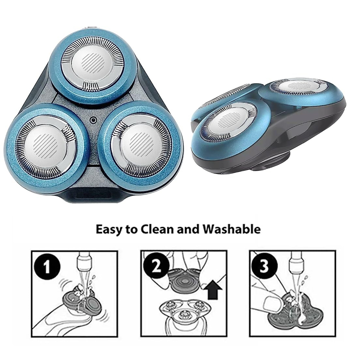 Trimmer Complete Replacement Shaver Head Blade Unit Assembly for Philips Norelco Mens Cordless Wet Dry Electric Shaver SH50 5000 6000