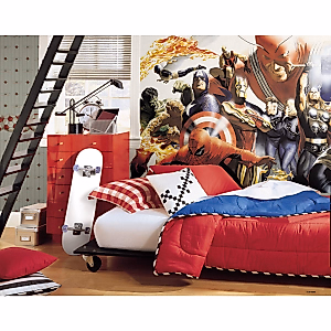 Roommates RMK11404M 4M Marvel Adam Ross Peel and Stick Wallpaper Mural-10.5 x 6 ft, Original