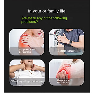 Nicedony Shoulder Brace for Women or Men, Shoulder Support for Torn Rotator Cuff, Compression Sleeve for Pain Relief, Stability Brace and Shoulder Immobilizer Telescopic adjustment Shoulder Pad Black