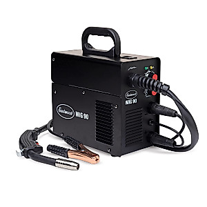 Eastwood 30-90 Amp 120V MIG Welder Machine for MIG and Flux Welding | Portable Welding Machine with Gas Regulator and Spool of Wire | Perfect for Beginners and DIY Project Enthusiast