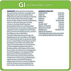 Blue Buffalo Natural Veterinary Diet GI Gastrointestinal Support Dry Cat Food, Chicken 7-lb bag
