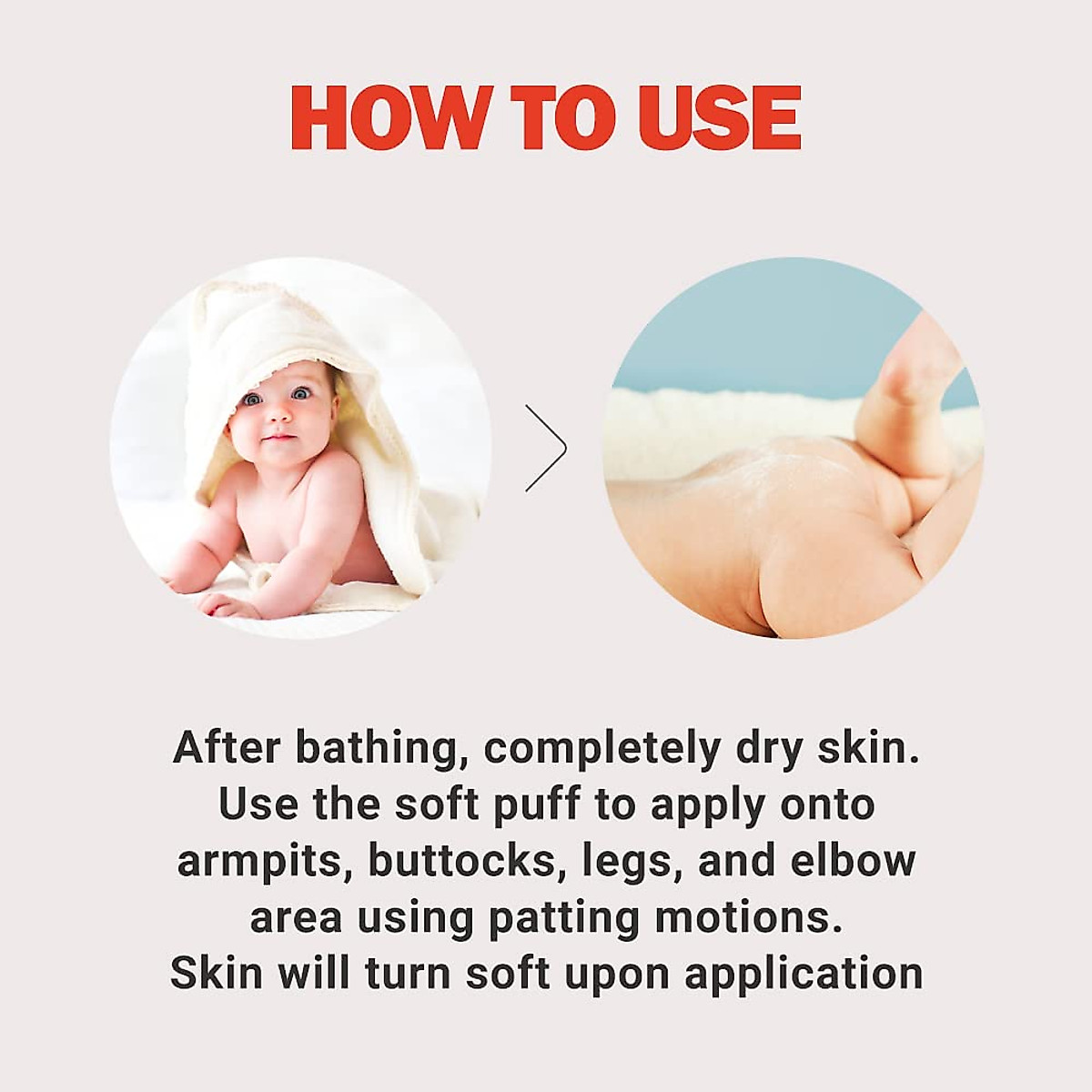 ATOPALM Derma Soothing Powder Pact, 0.8 Oz, Talc Free Baby Dusting Powder with Cornstarch, Panthenol for Calming Sweat Rash, to Prevent Prickly Heat, 23g