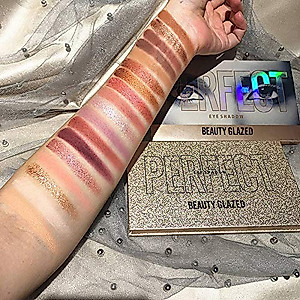 BestLand New Nude Eyeshadow Palette The 18 Colors Matte Shimmer Glitter Multi-Reflective Shades Ultra Pigmented Makeup Eye Shadow Powder Waterproof Eye Shadow Palette (BG52)