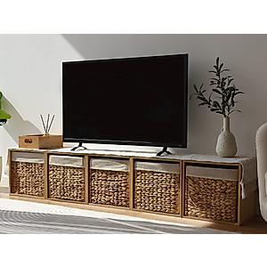 StorageWorks Water Hyacinth Storage Baskets