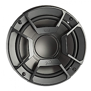 Polk Audio DB5252 DB+ Series Component Speaker System for Car & Marine - 5-1/4" 2-Way Speaker, 4-Ohm Impedance, 50-23kHz Frequency Response, Polypropylene Woofer Cone, Separate Silk Dome Tweeter