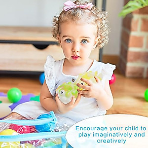 Anboor Pop Fidget Toys, 3D Silicone Puffer Fish Push Bubbles Sensory Toy Pop Stress Ball Anxiety Stress Reliever Toy for Autism Early Education Gift (2 Pack)