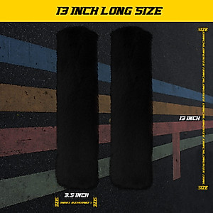 GAMPRO Car Seat Belt Pad Cover, 2-Pack Soft Car Safety Seat Belt Strap Shoulder Pad for Adults and Children, Suitable for Car Seat Belt, Backpack, Shoulder Bag