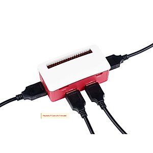 Waveshare USB HUB Box for Raspberry Pi Zero Series 4X USB 2.0 Ports Suitable for Raspberry Pi Zero Series