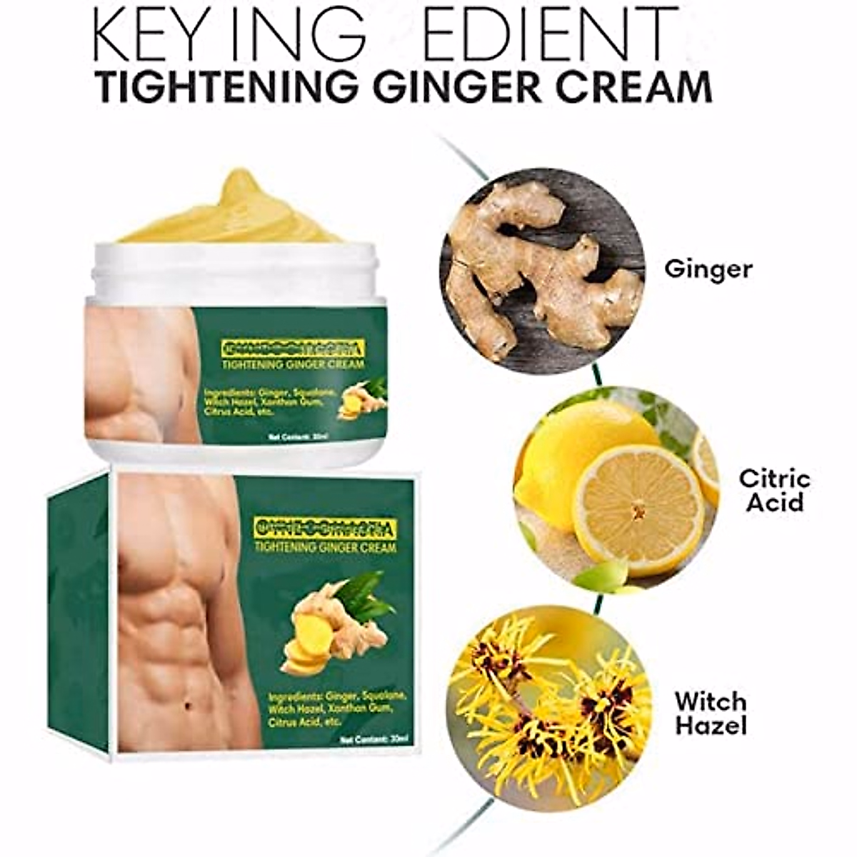 Kolarmo SoliPac Gynecomastia Tightening Ginger Cream (2pcs)