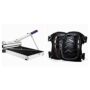 WORKPRO 13" Floor Cutter With Safety Knee Pads