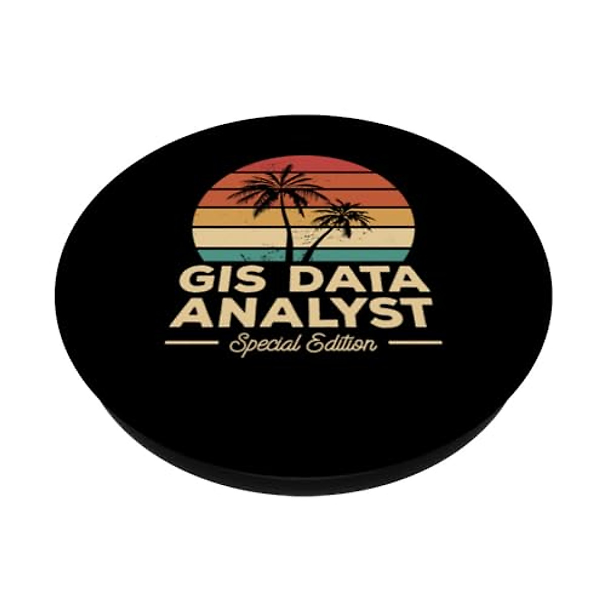Vintage GIS Data Analyst Geographic Information System PopSockets Standard PopGrip