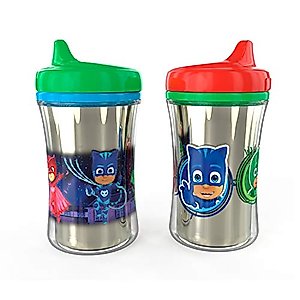 NUK Insulated Hard Spout Sippy Cup, PJ Masks, 9 oz, 2-Pack