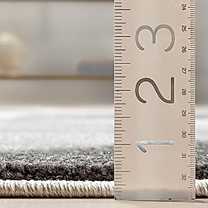 Well Woven Nia Blush & Grey Abstract Triangle Boxes Modern Area Rug 3x5 (3'11" x 5'3")