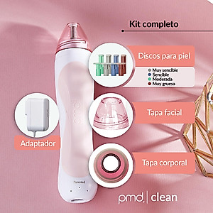 PMD Personal Microderm Pro - At-Home Microdermabrasion Machine with Kit for Face & Body -5 Piece set(Pack of 1), Blush