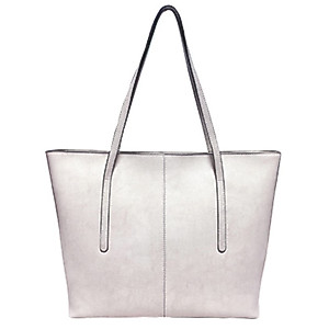 2022 White luxury Women Fashion Handbags Wallet Tote Bag Shoulder Bag Top Handle Satchel Purse Set (31cm*11cm*21cm, White)