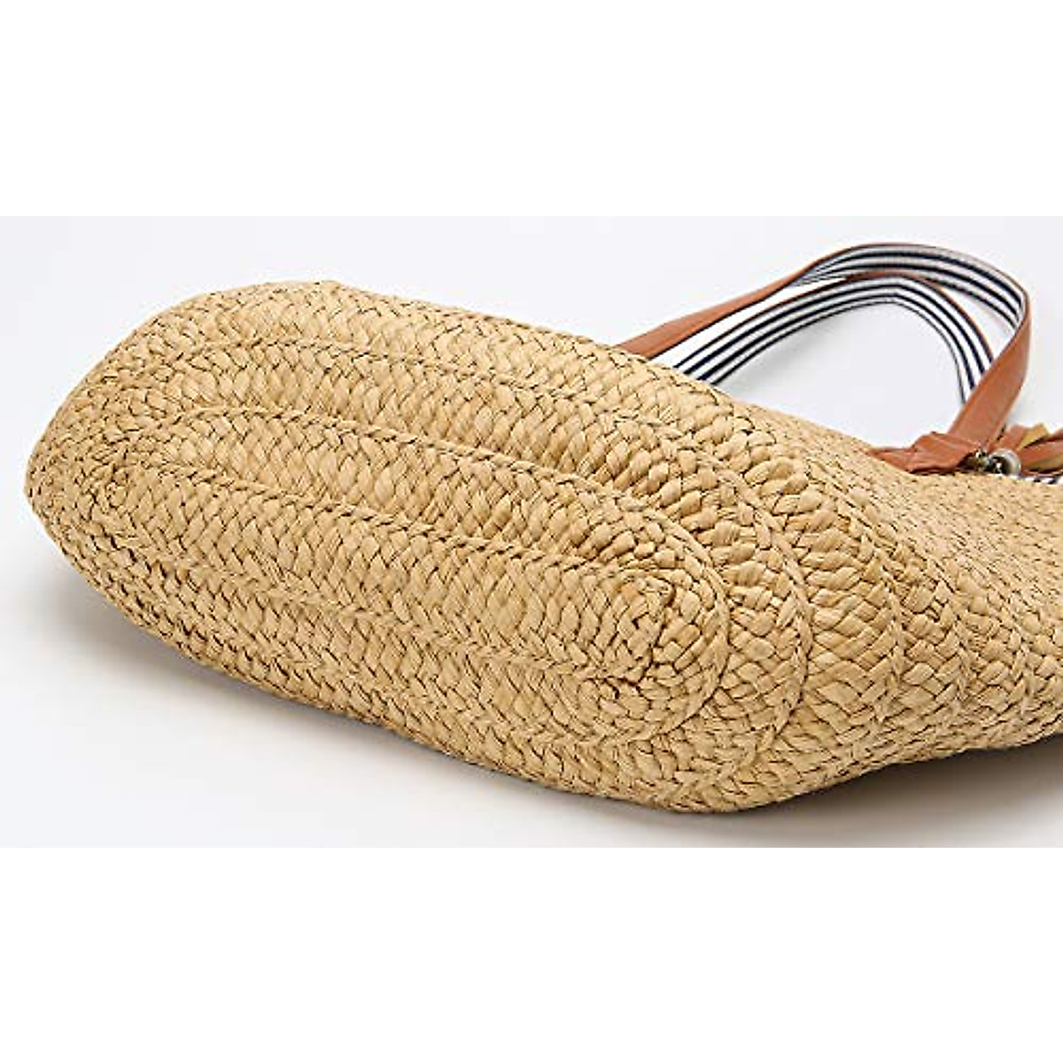 Straw Beach Bags Tote Tassels Bag Hobo Summer Handwoven Shoulder Bags Purse With Pom Poms