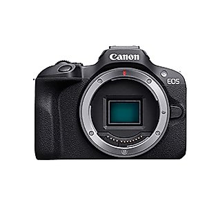 Canon EOS R100 Mirrorless Camera, RF Mount, Body Only (Renewed)