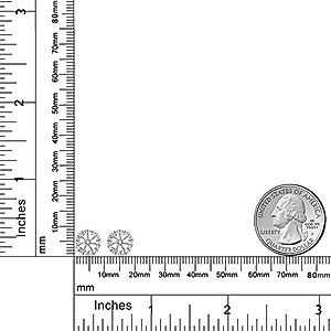 Gem Stone King 925 Sterling Silver Earring Jackets for 5MM Round Studs For Women