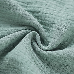 LAWKUL Baby Loveys Security Blankets Organic Cotton Muslin Soft Lovie Cuddly Lovies for Infants Unisex Boy Girls Koala Green
