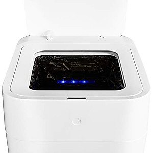 TOWNEW Smart Trash Can,4.1 Gallon Automatic Garbage Bin with Self-Sealing and Self-Changing,Motion Sense Activated Trashcan for Kitchen Bathroom Office,Large