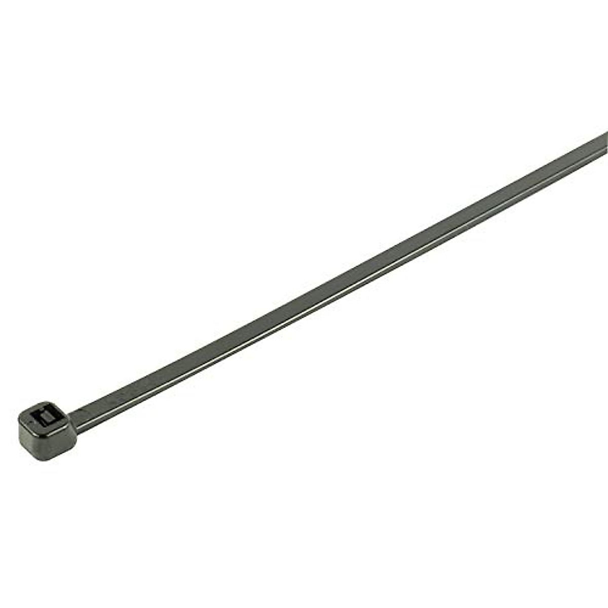 GTSE 11 Inch Black Zip Ties, 100 Pack, 40lb Strength, UV Resistant Long Nylon Cable Ties, Self-Locking 11" Tie Wraps