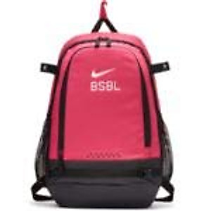 Nike Kids Vapor Clutch Bat Baseball Backpack Rush Pink/Black/White One Size